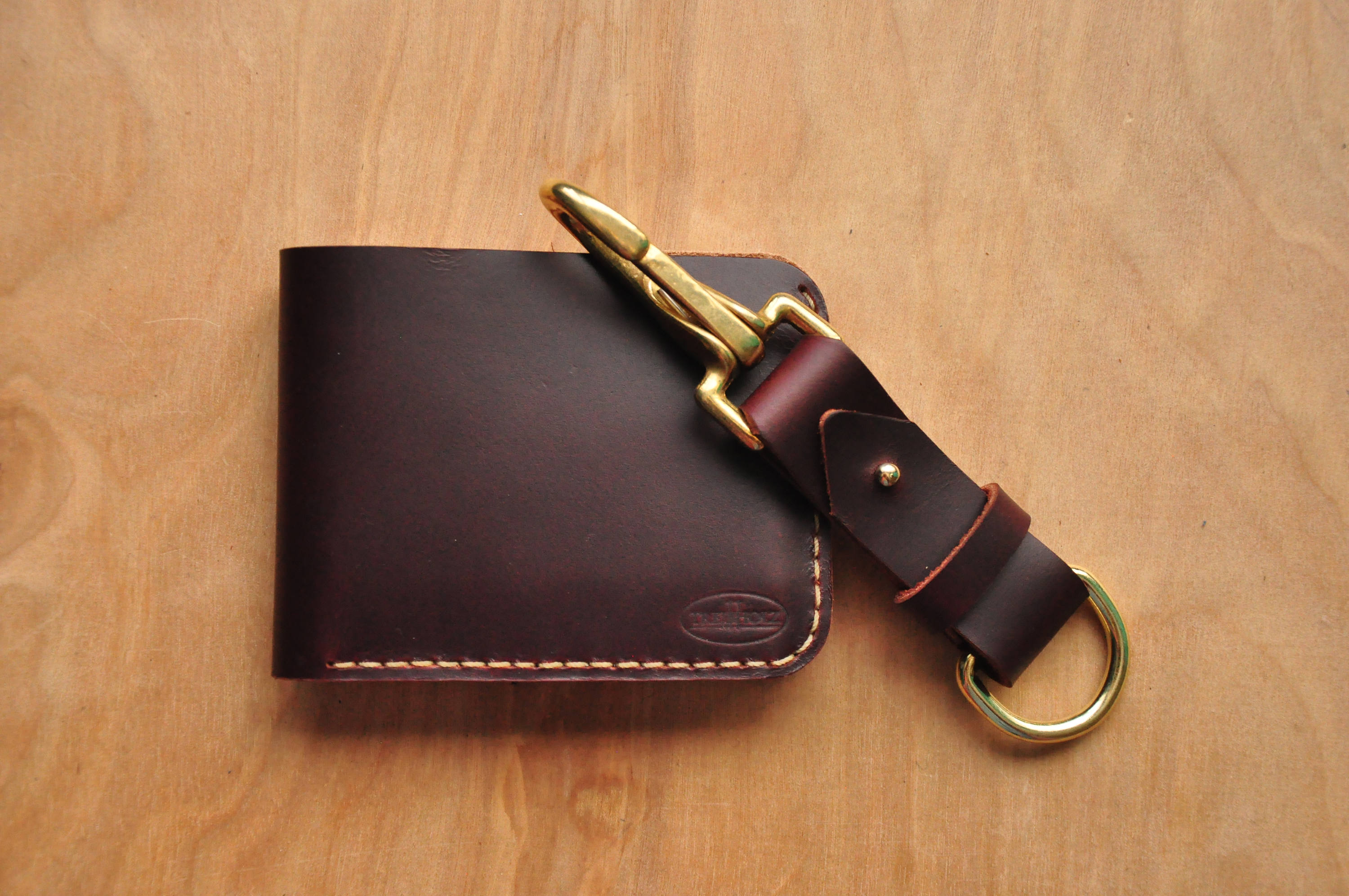 Rugged Maroon Leather Keychain Quick Release Key Ring Maroon - Etsy 日本