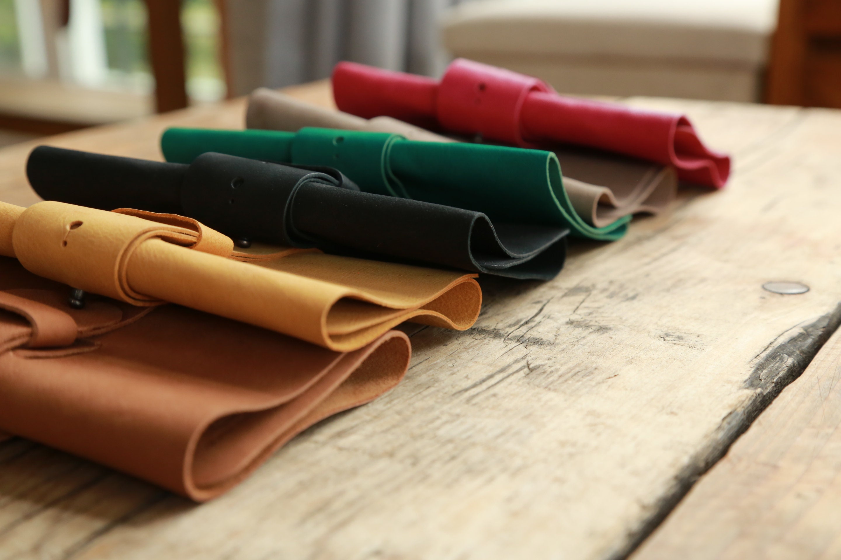 Calf Skin Leather Roll Soft Leather Life Style Roll | Etsy