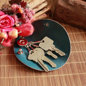 Minimalist Key Case Hand Dyed Leather Key Cover - Etsy Hong Kong