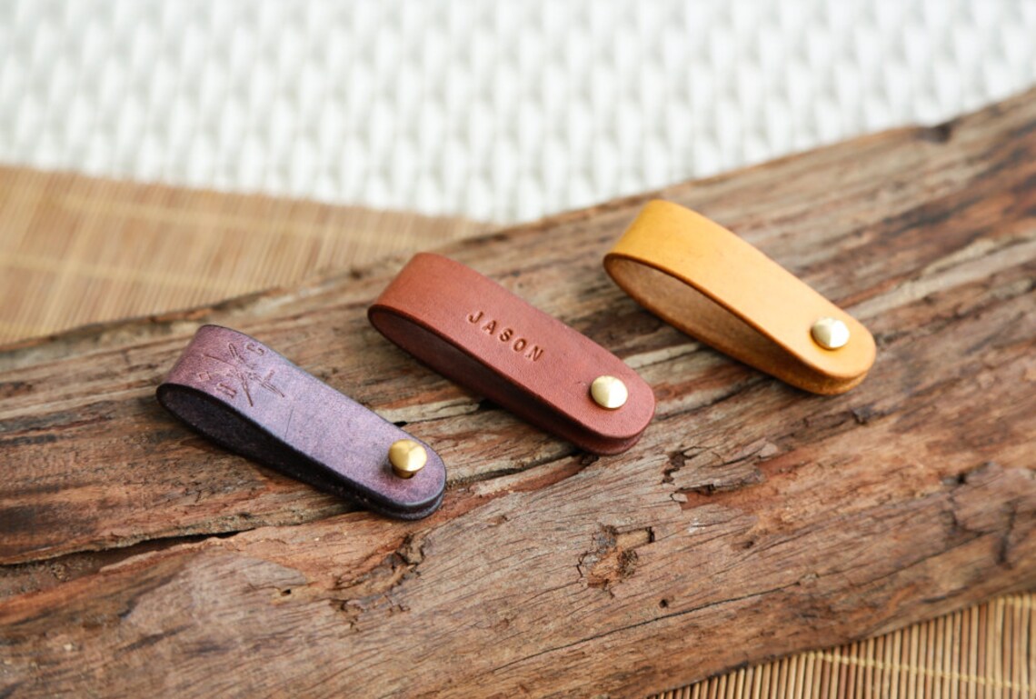 Minimalist Key Case Personalised Key Chain - Etsy 日本