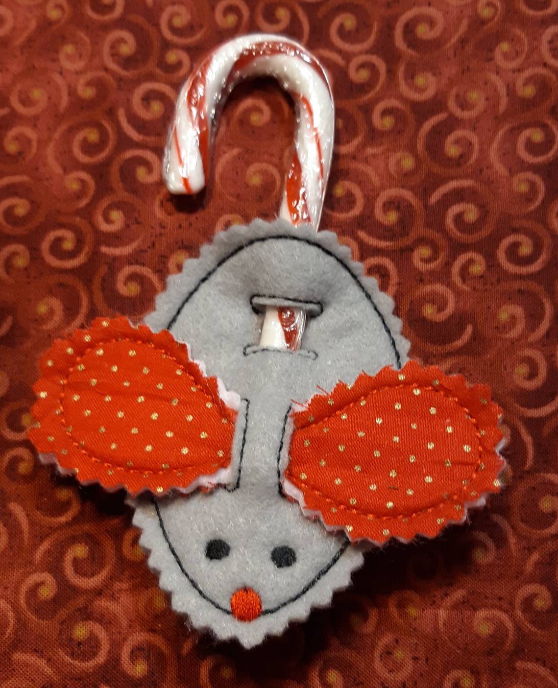 Adorable Mouse Candycane Ornaments or Package Tags Set of 4 (candy Cane ...
