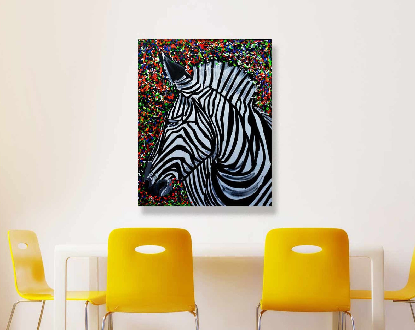 Zebra Print Africa Art Print Wildlife Abstract Animal - Etsy