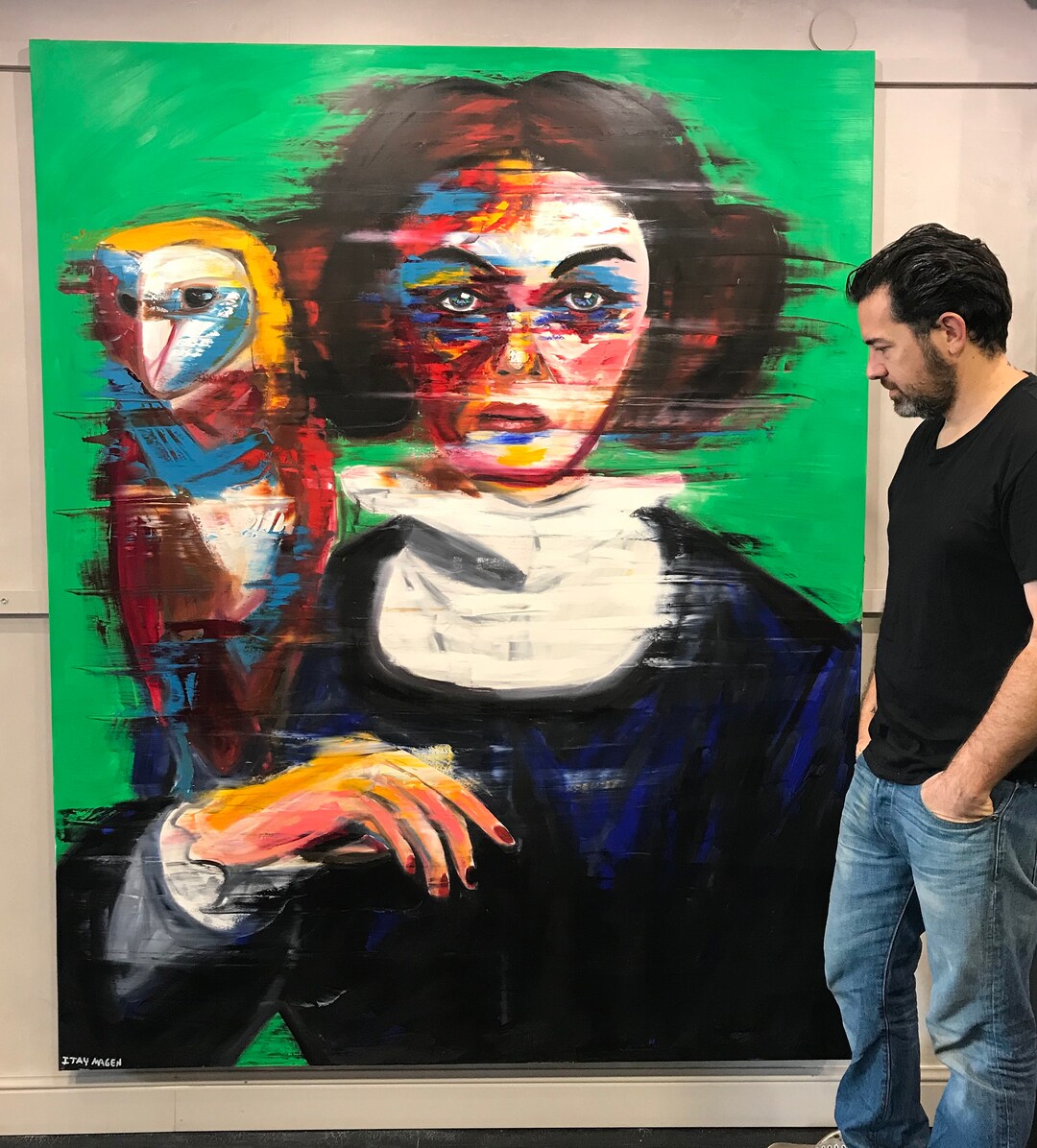 Original Oil Painting by Itay Magen | ROLLED CANVAS | Signed by the ...