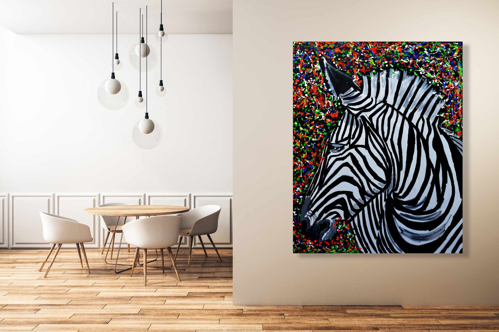 Zebra Print Africa Art Print Wildlife Abstract Animal - Etsy