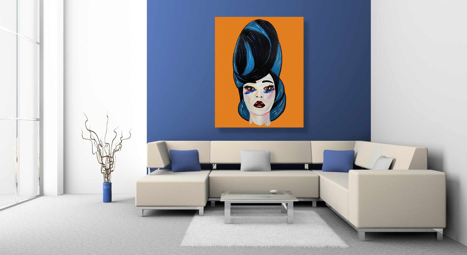 Modern Art Living Room Decor Living Room Wall Art Bedroom | Etsy