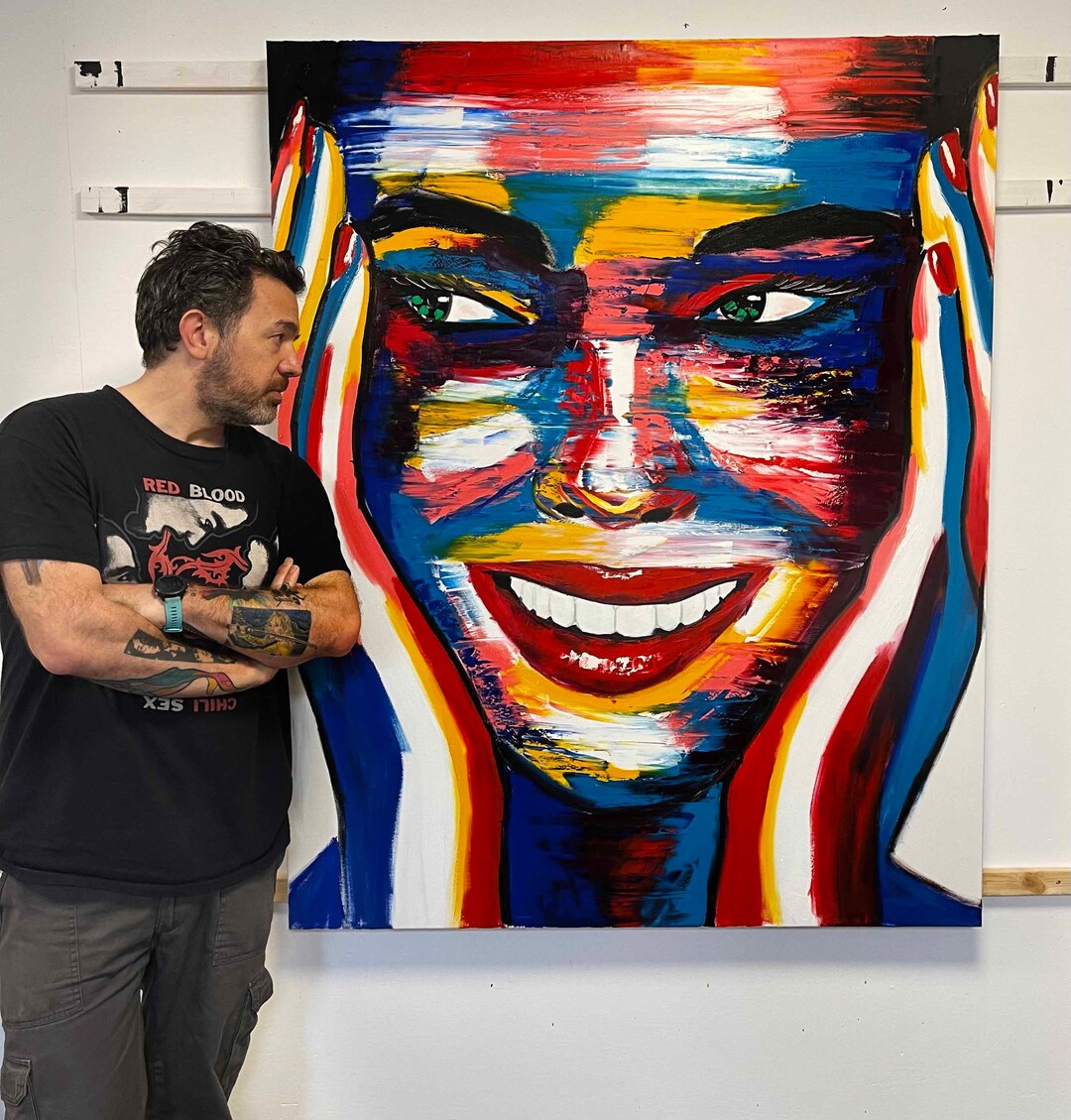 Happiness, Smile , Ready to Hang Canvas Print| Pop Art | Cool Art ...