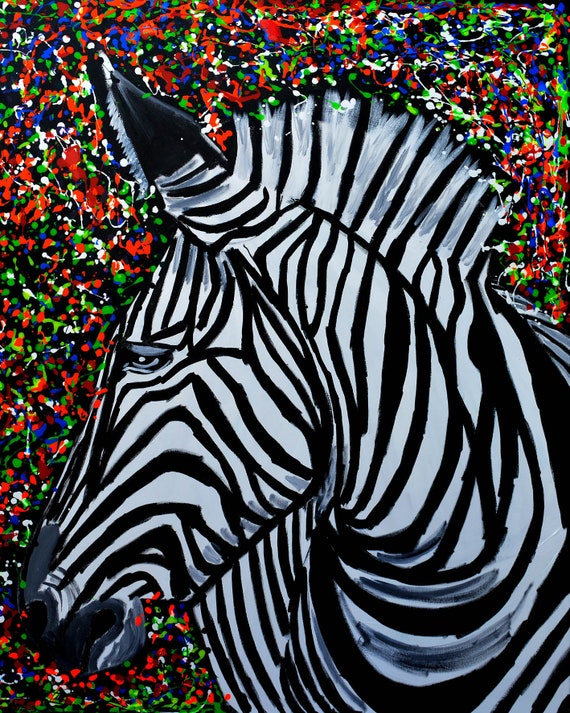 Zebra Print Drawings