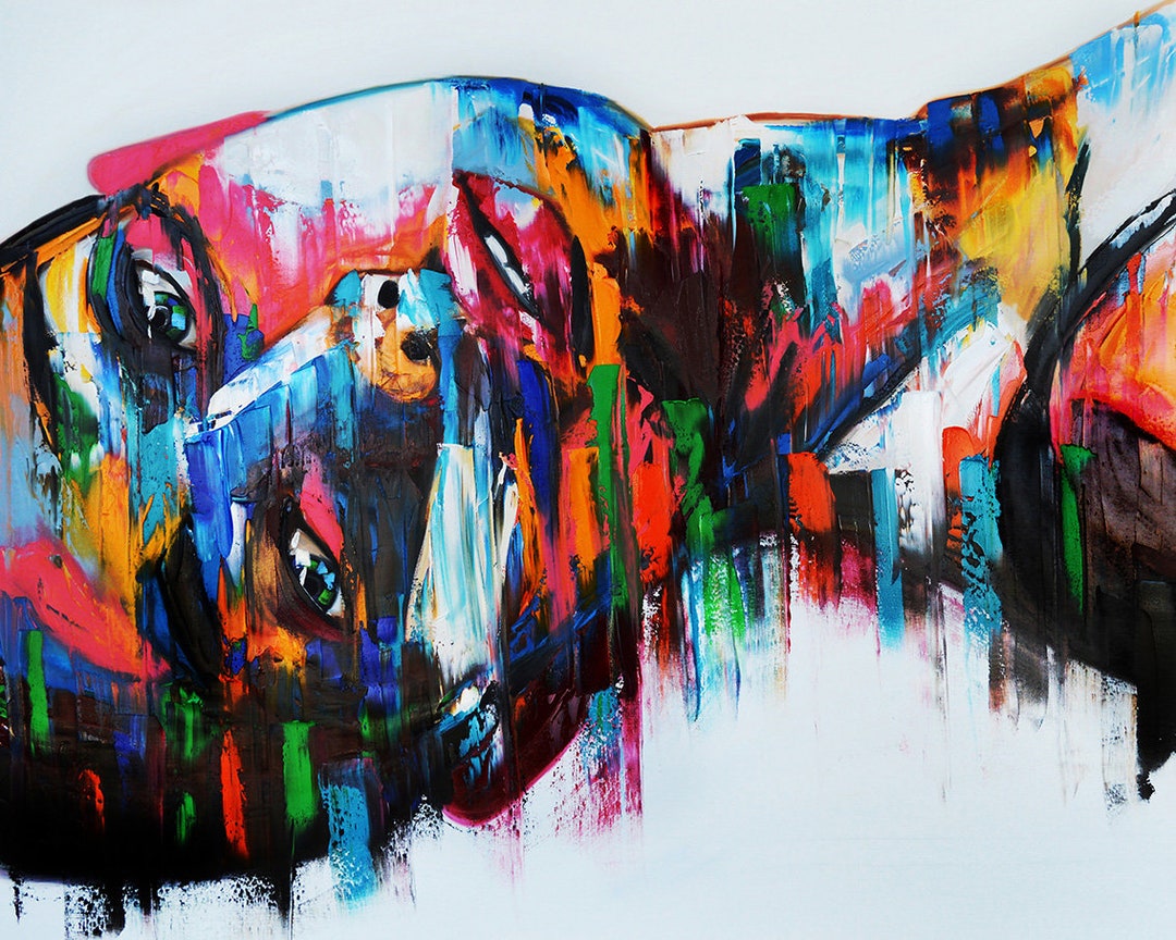 Print on Canvas| Pop Art | Abstract Painting | Abstract Print ...