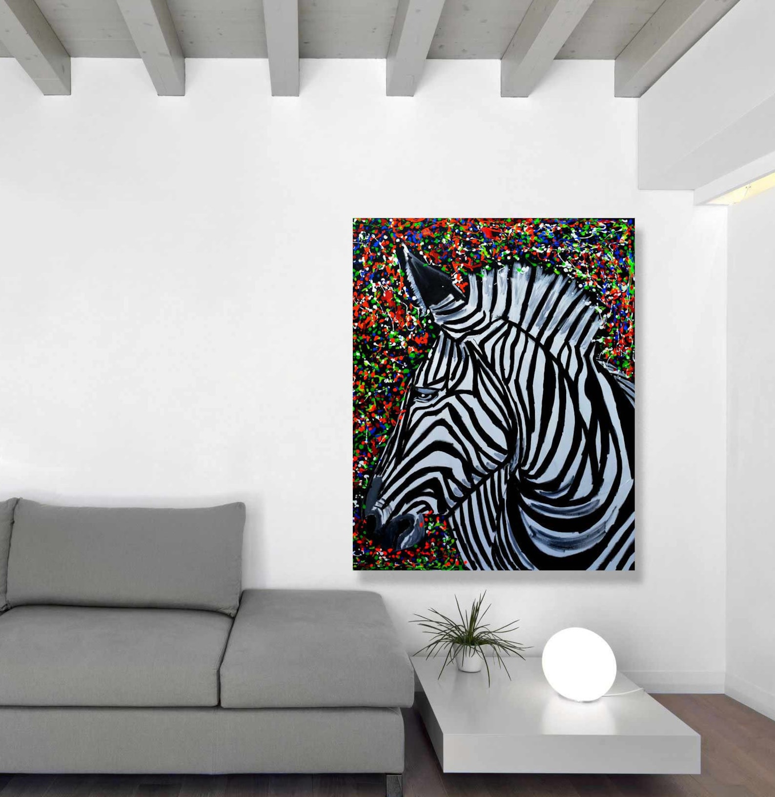 Zebra Print Africa Art Print Wildlife Abstract Animal - Etsy