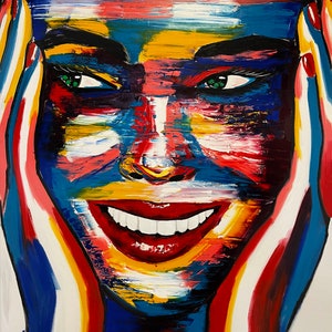 Happiness, Smile , Ready to Hang Canvas Print| Pop Art | Cool Art ...