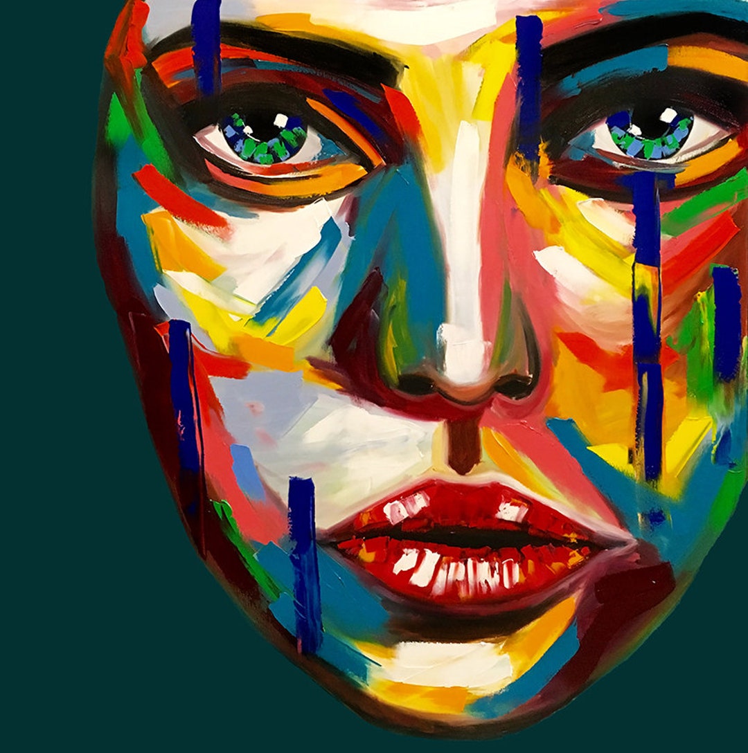 Print on Canvas Pop Art Abstract Painting Abstract Print Painting Print ...