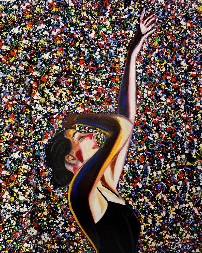 Dancer Print on Canvas - Etsy