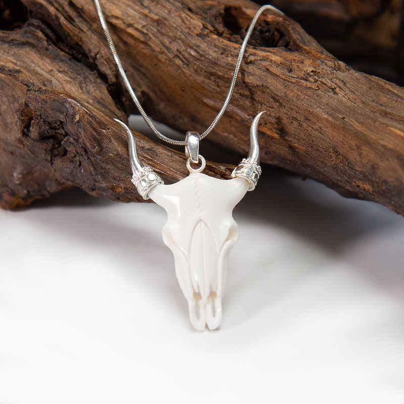 Carved Bone Pendant - Etsy