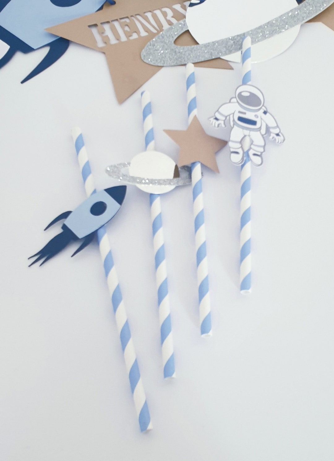 Space Party Straws Rocket Party Rocket Planet Astronaut Decor Outer ...