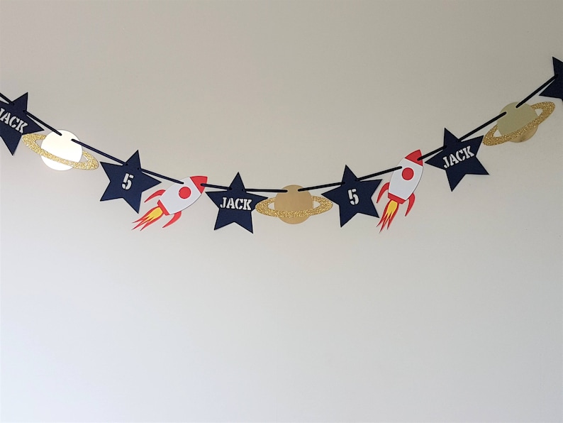 Space Banner Personalised Space Party Banner Space Birthday | Etsy