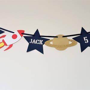 Space Banner- Personalised Space Party Banner - Space Birthday ...