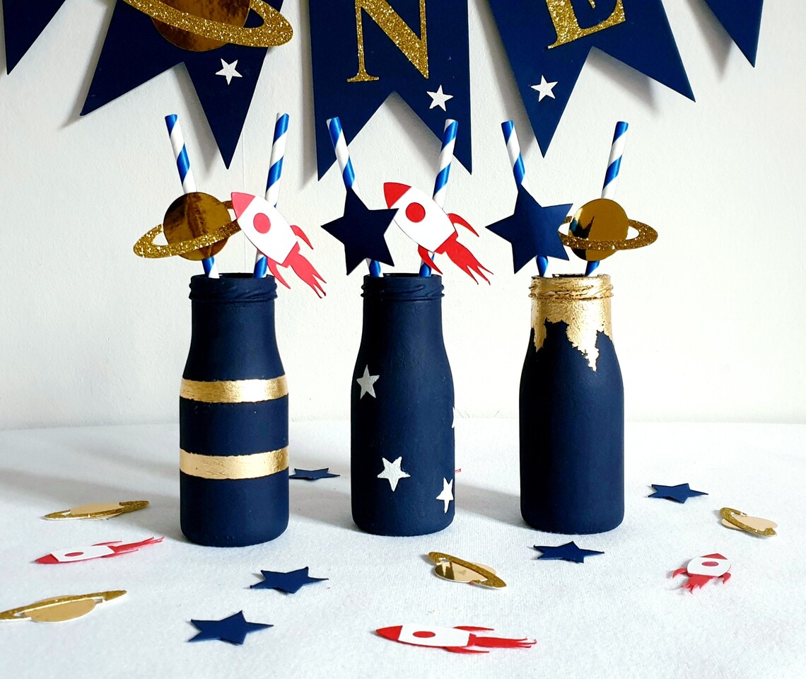 Space Banner- Personalised Space Party Banner - Space Birthday ...