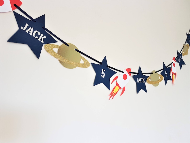 Space Banner Personalised Space Party Banner Space Birthday | Etsy