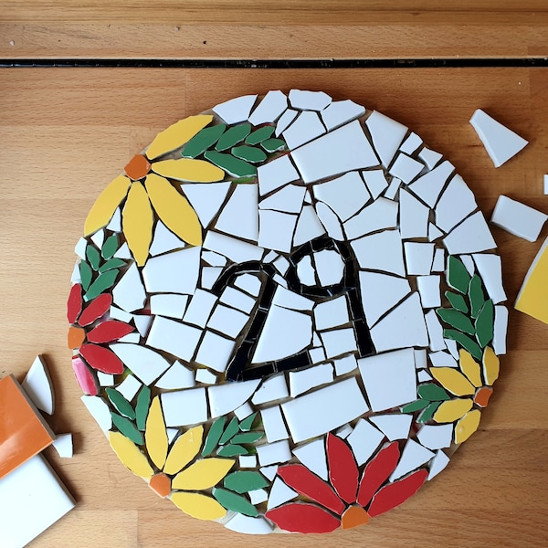 Mosaic House Number - Etsy