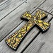 Mosaic Wall Cross, Stained Glass Cross, Mixed Media Cross, Religious ...