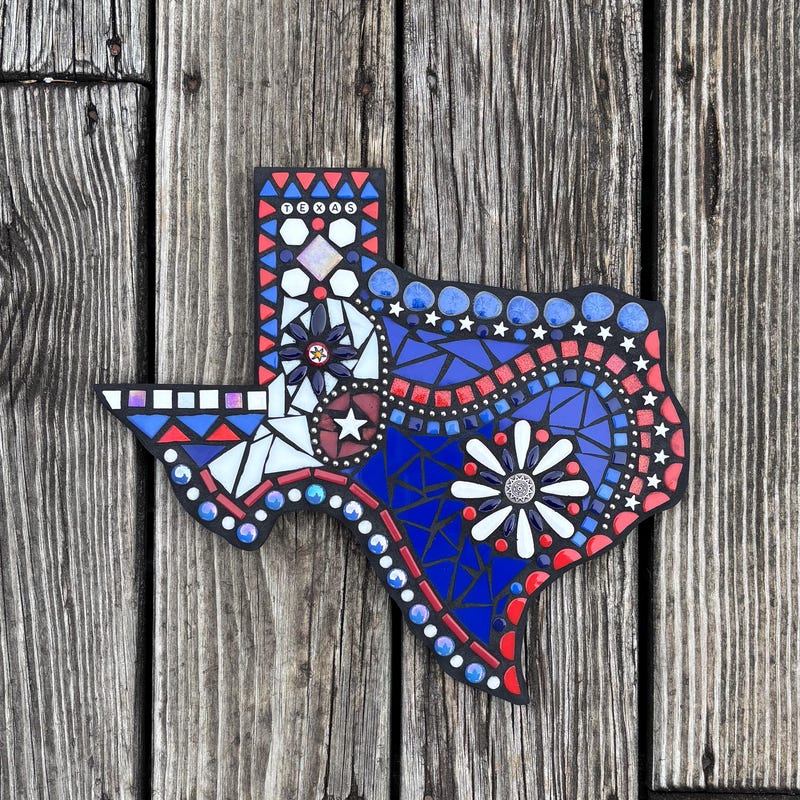 Texas Mosaic - Etsy