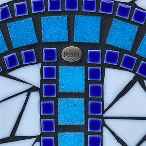 Peace Sign Mosaic for That Hippie in Your Life! Stained Glass Mosaic ...