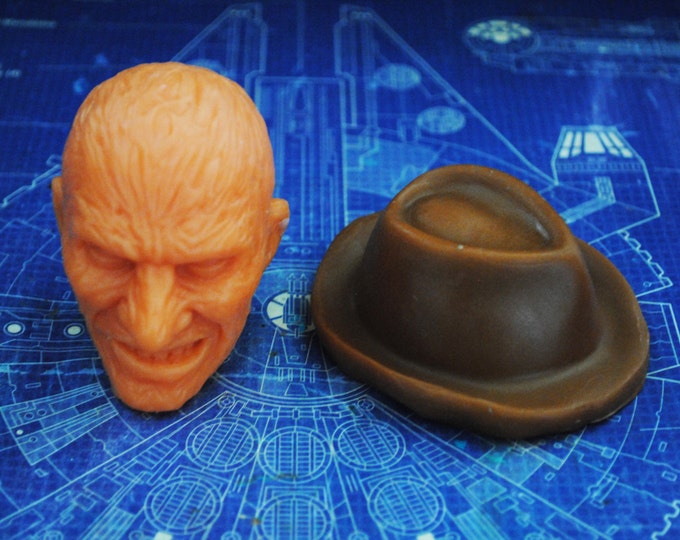 Handmade Large 3D Freddy Krueger Soap & Hat Soap Zombie, Christmas Gift ...