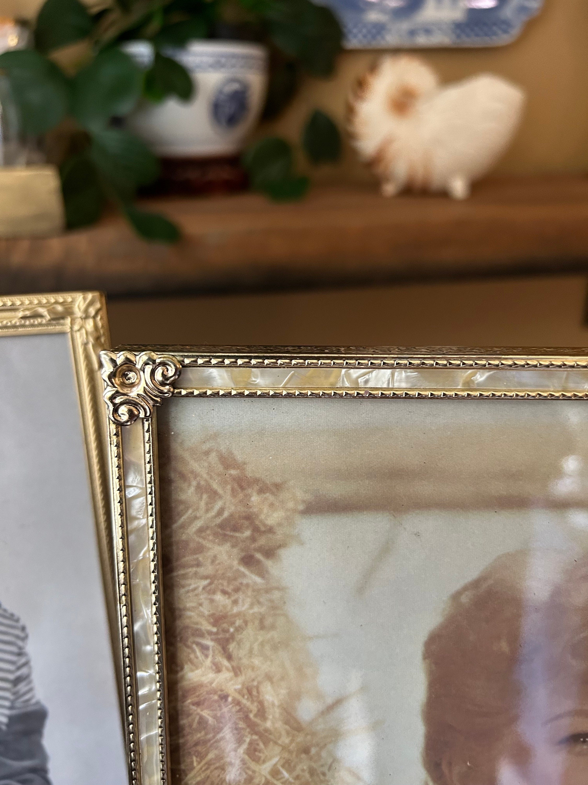 Vintage Brass Frames, Ornate Gold Frame, Vintage Frame Set, Vintage ...