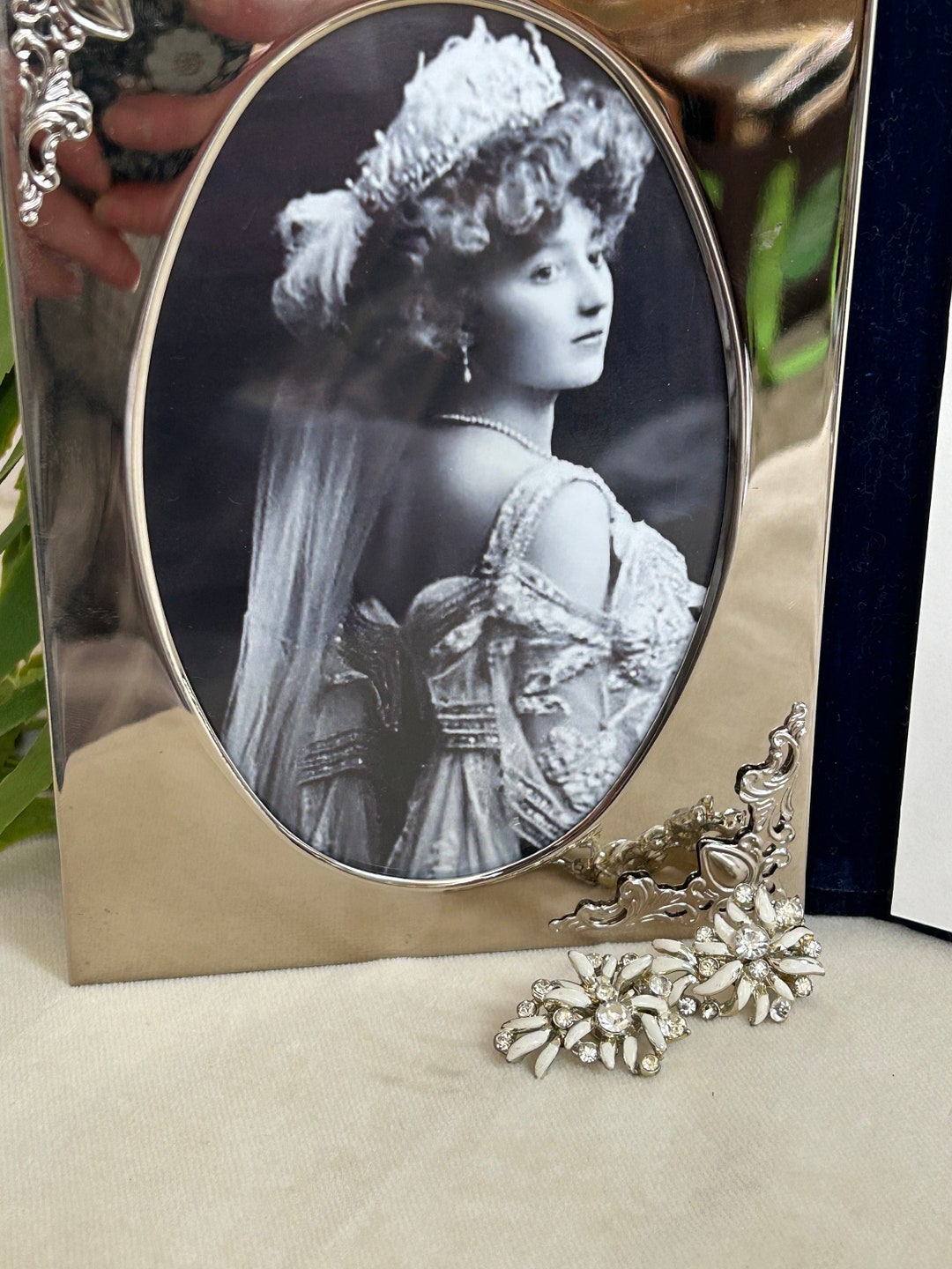 Vintage Silver Frame Wedding Frame for Two Photos Vintage - Etsy