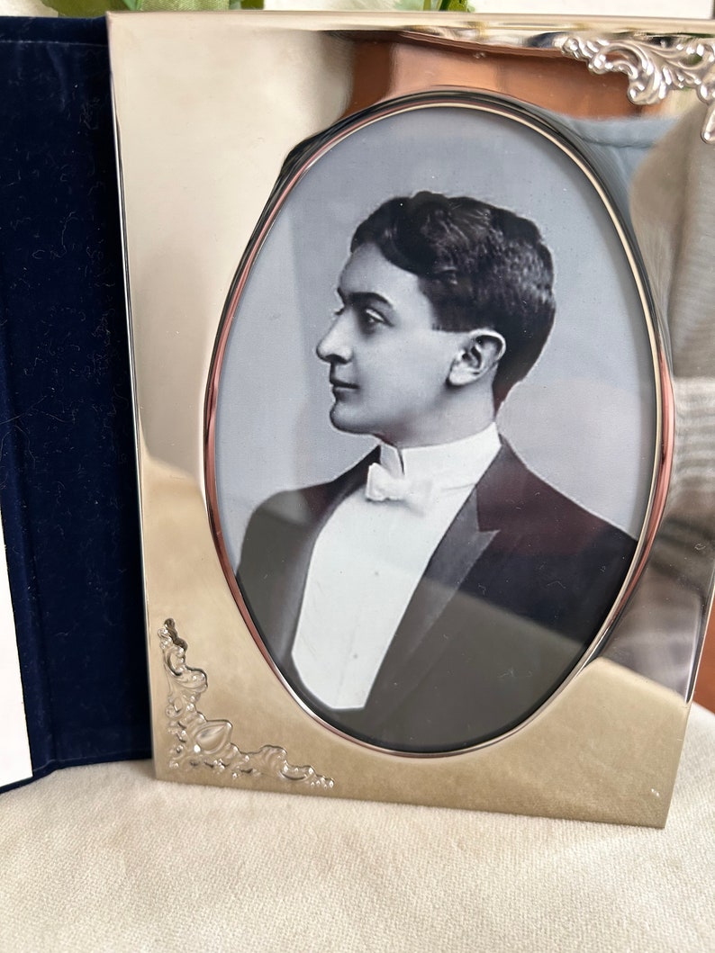 Vintage Silver Frame Wedding Frame for Two Photos Vintage - Etsy