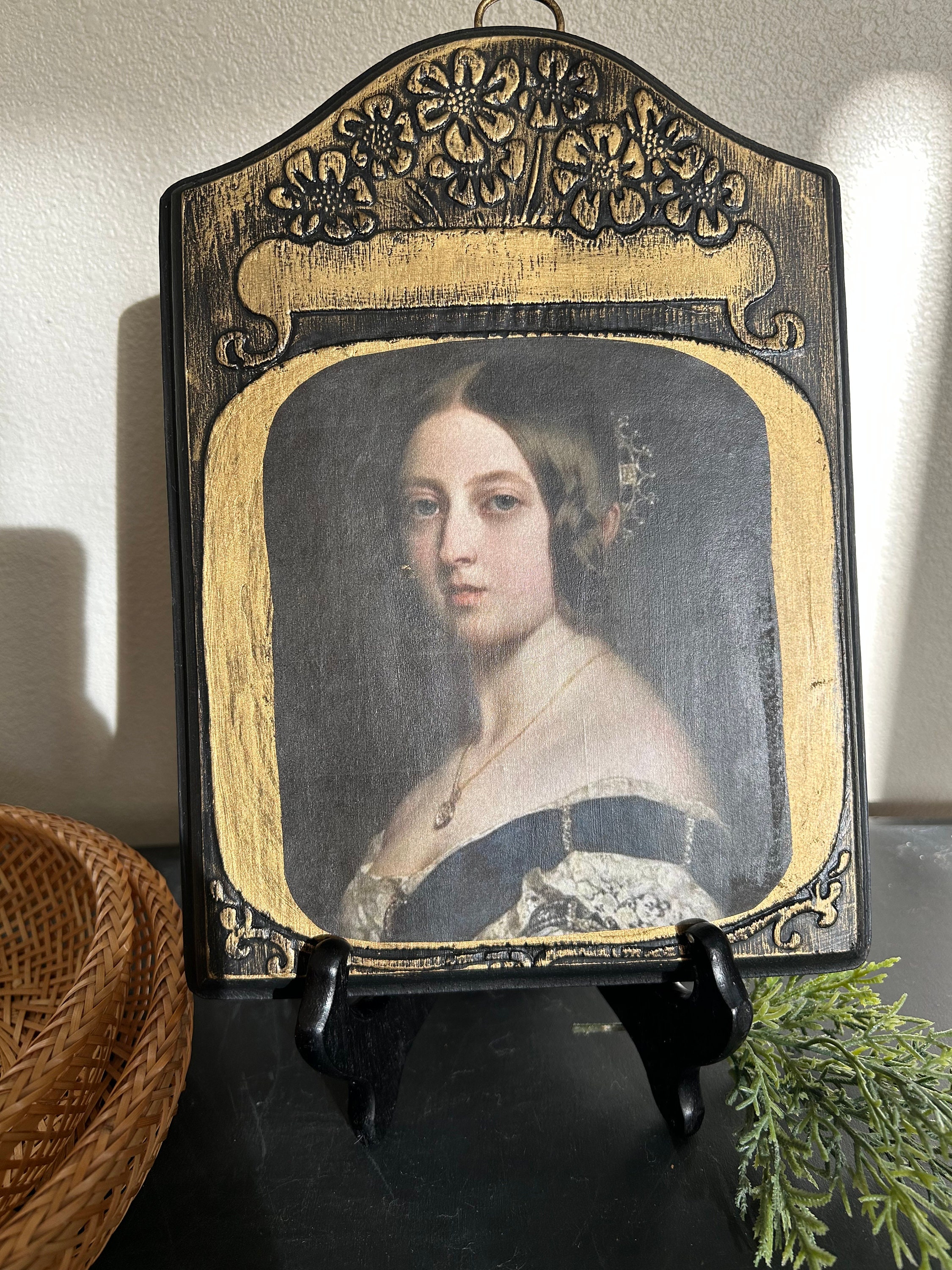 Victorian Wall Art, Handmade Wall Decor, Cottagecore Art, Moody Wall ...