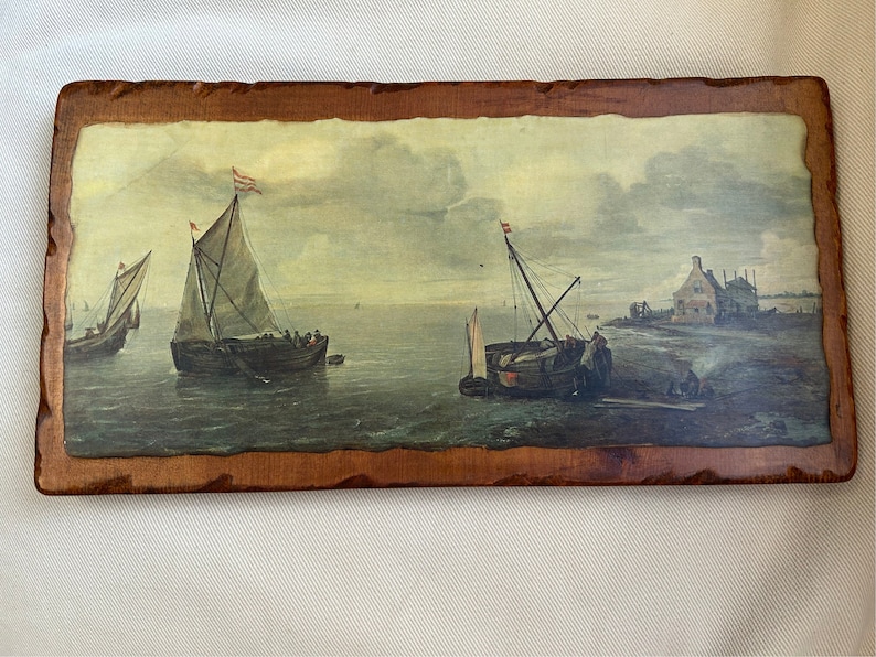 Vintage Nautical Decor, Vintage Nautical Wall Art, Nautical Wood Art ...