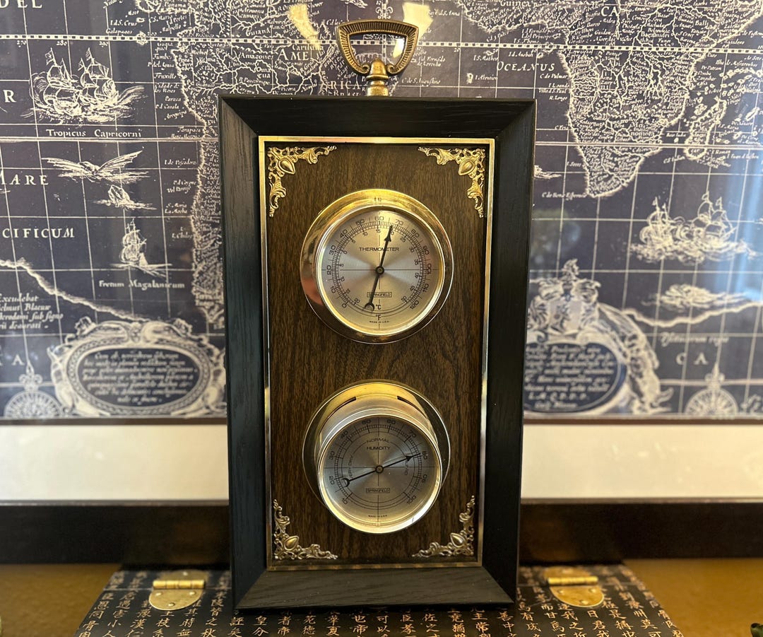 Vintage MCM Weather Station, Weather Station, Vintage Weather Station ...