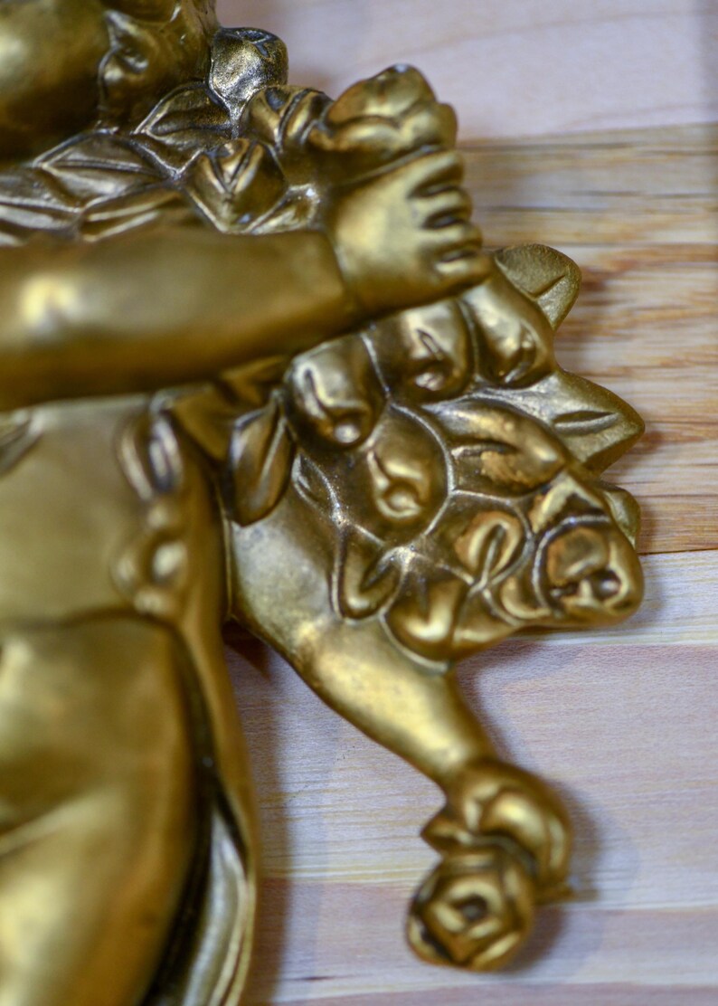 Vintage Ceramic Cherub Wall Hanging: Goth Victorian Christmas Decor - Etsy