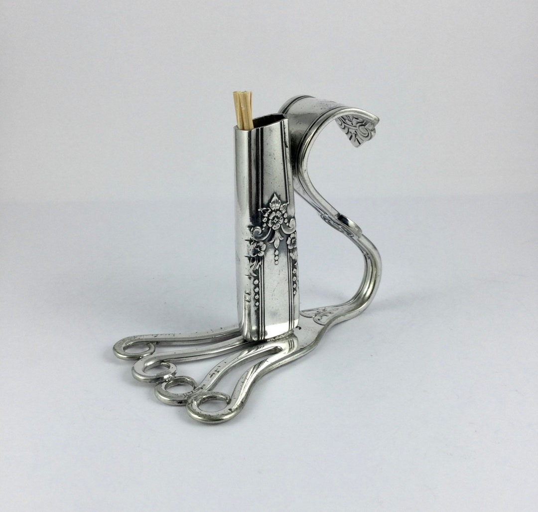 Swan Tooth Pick Holder Flatware Art 5298 - Etsy