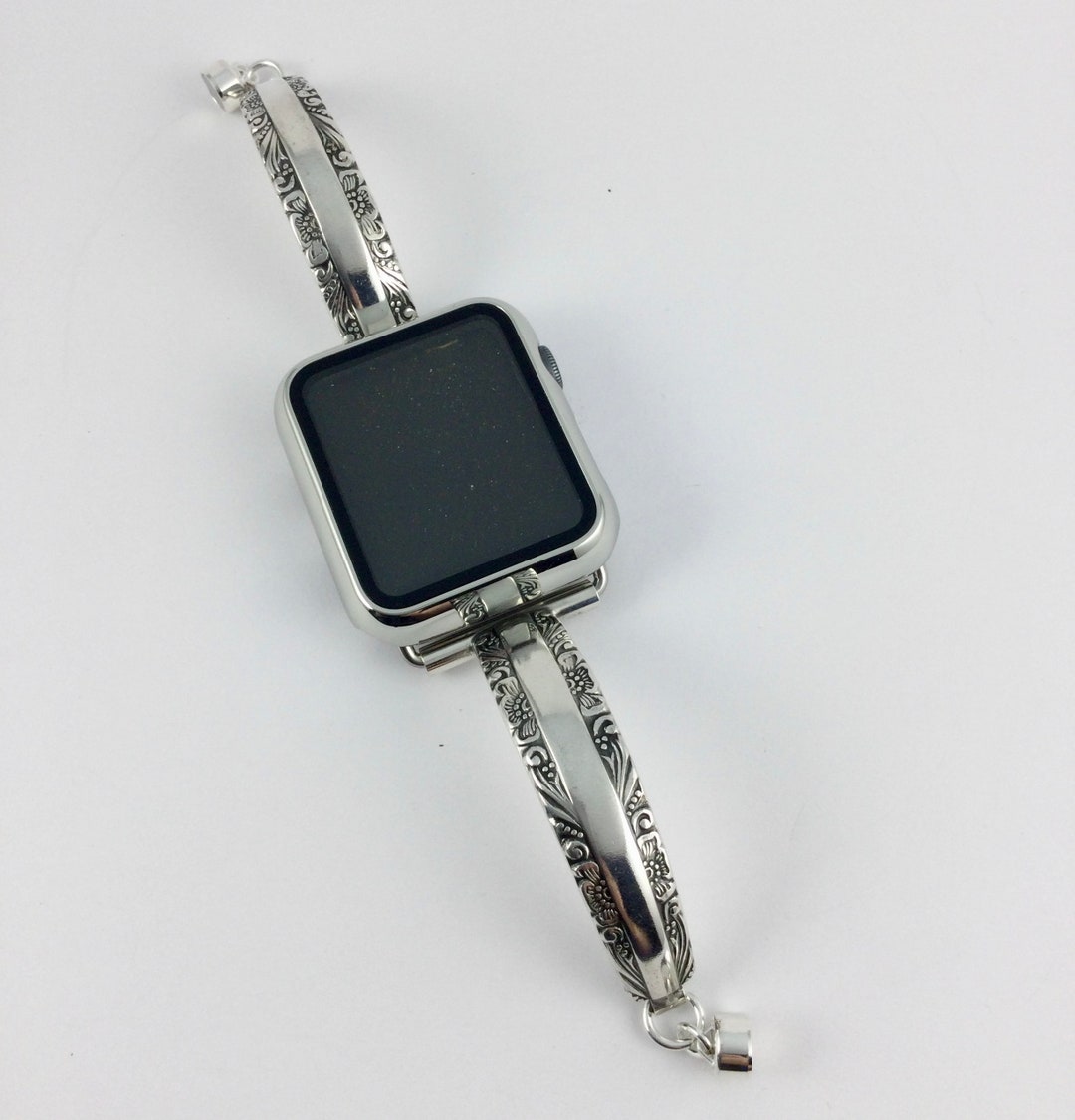 42mm 44mm 45mm Iwatch Band Size 7 1/4 Inches Silver Iwatch Bands 9208 ...