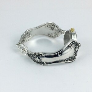 Spoon Handle Watch - Size 6 1/4 Inches - Silver / Gold Watch - # 8504 ...