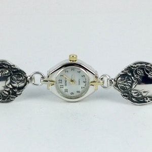 Spoon Handle Watch - Size 6 1/4 Inches - Silver / Gold Watch - # 8504 ...