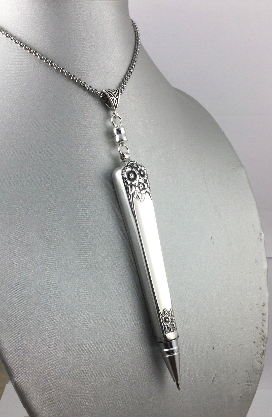 Detachable Ink Pen Necklace - Ink Pen Chain - # 11402 - Etsy