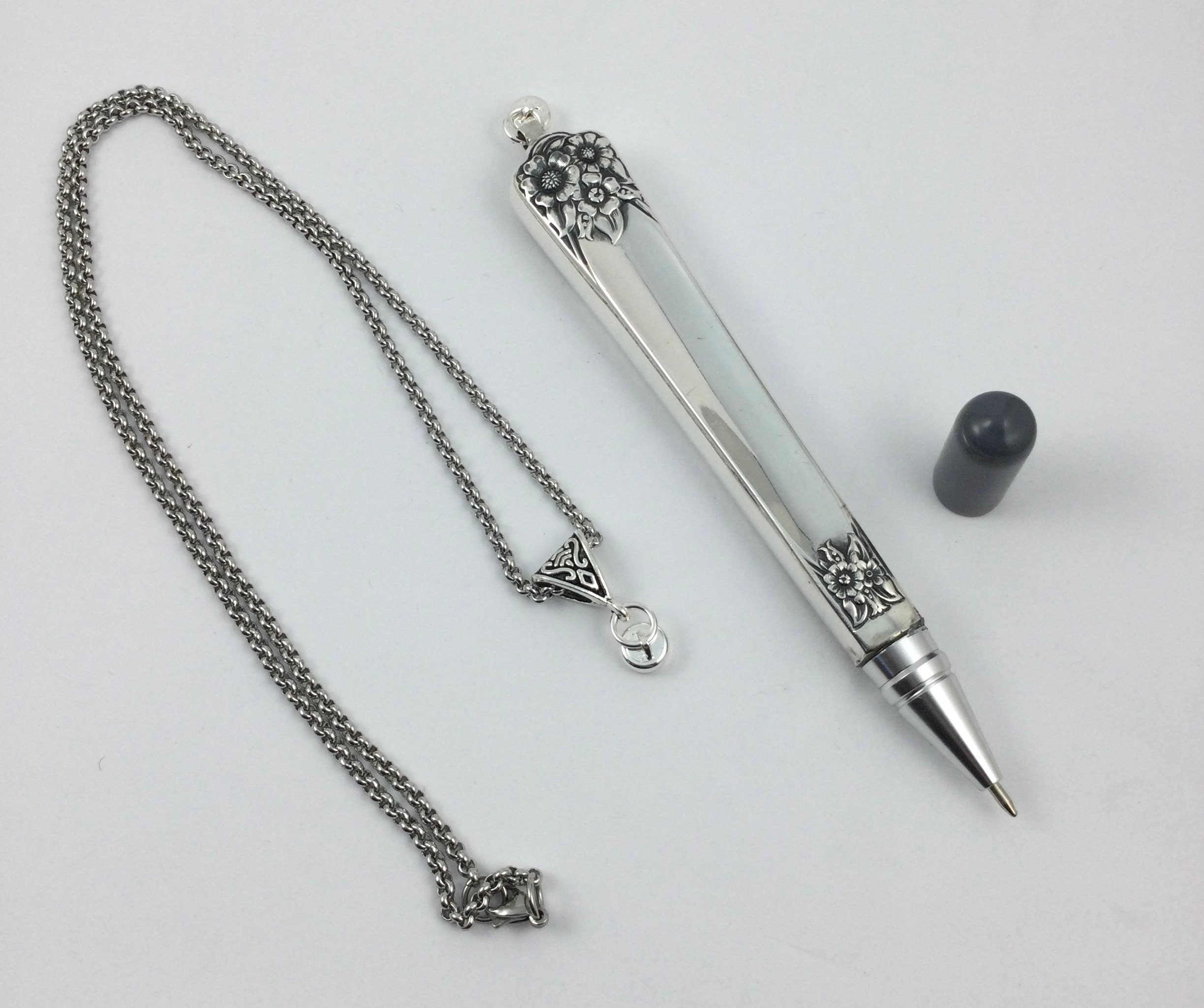 Detachable Ink Pen Necklace - Ink Pen Chain - # 6686 - Etsy Canada