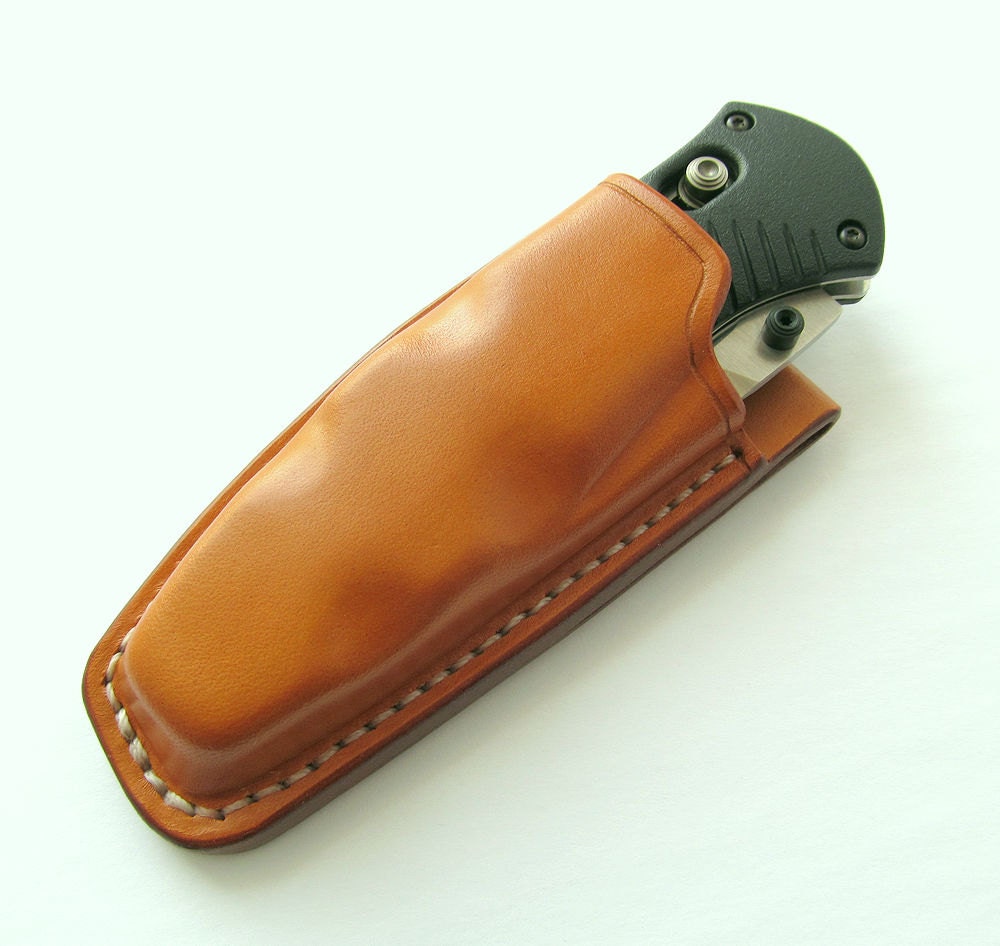 Custom Leather Sheath for Benchmade Barrage 580 583 Folding Knife - Etsy