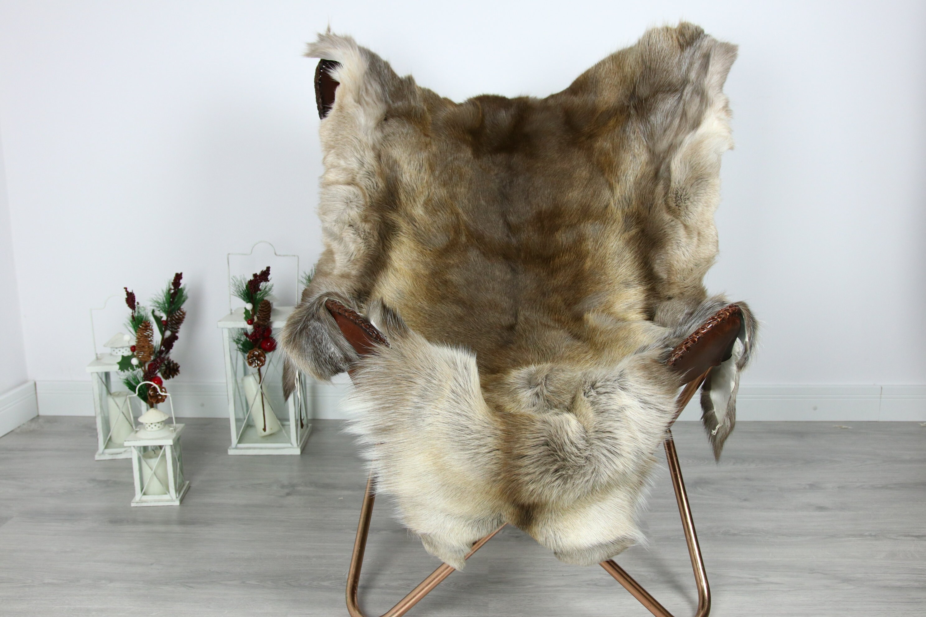 Reindeer Hide | Reindeer Rug | Reindeer Skin | Throw - Scandinavian ...