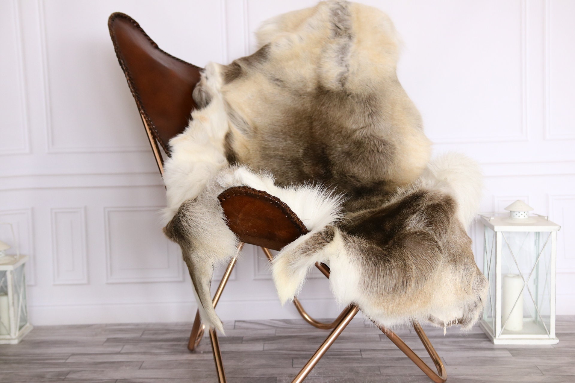 Reindeer Hide | Reindeer Rug | Reindeer Skin | Scandinavian Style ...
