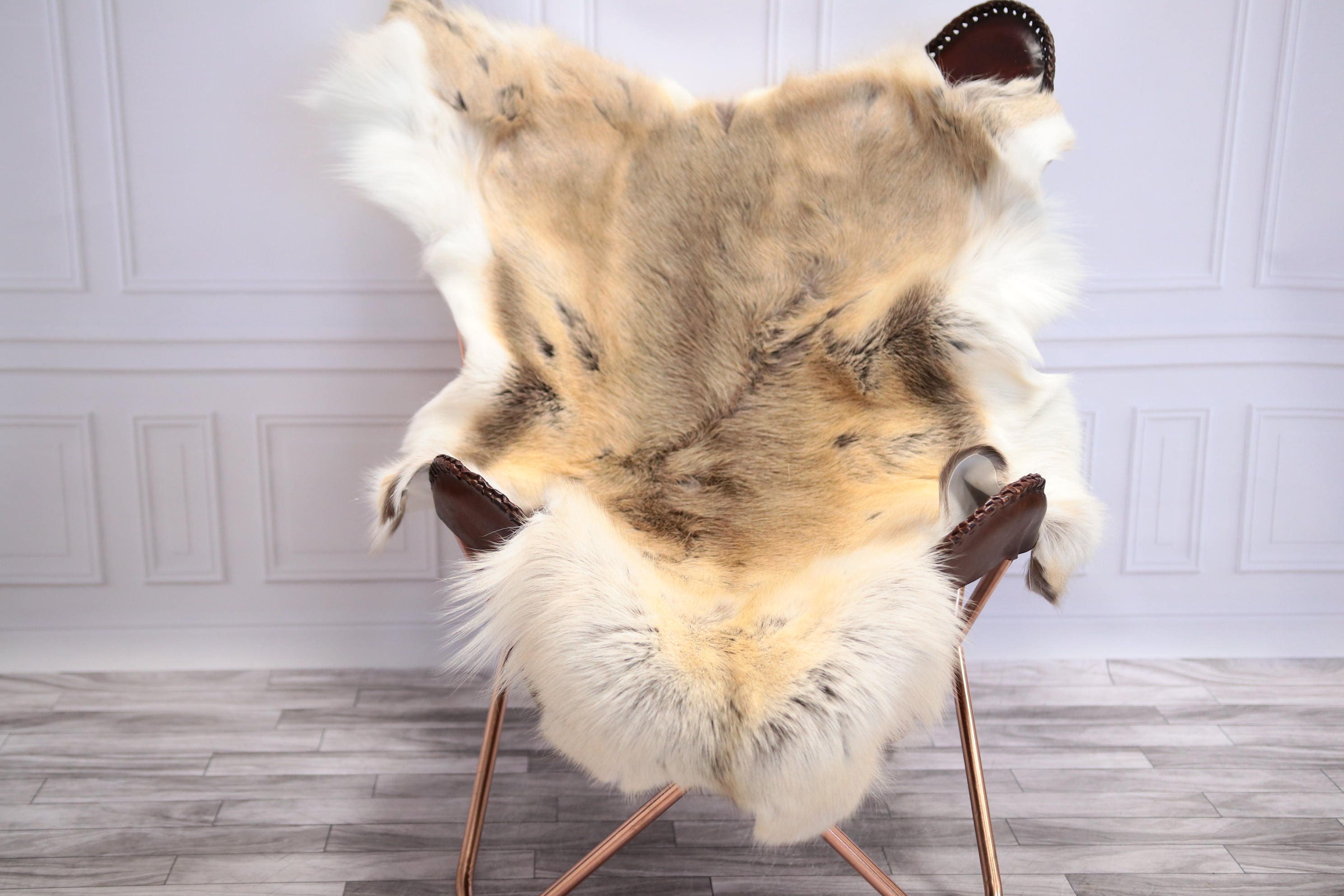 Reindeer Hide | Reindeer Rug | Reindeer Skin | Throw L Large ...