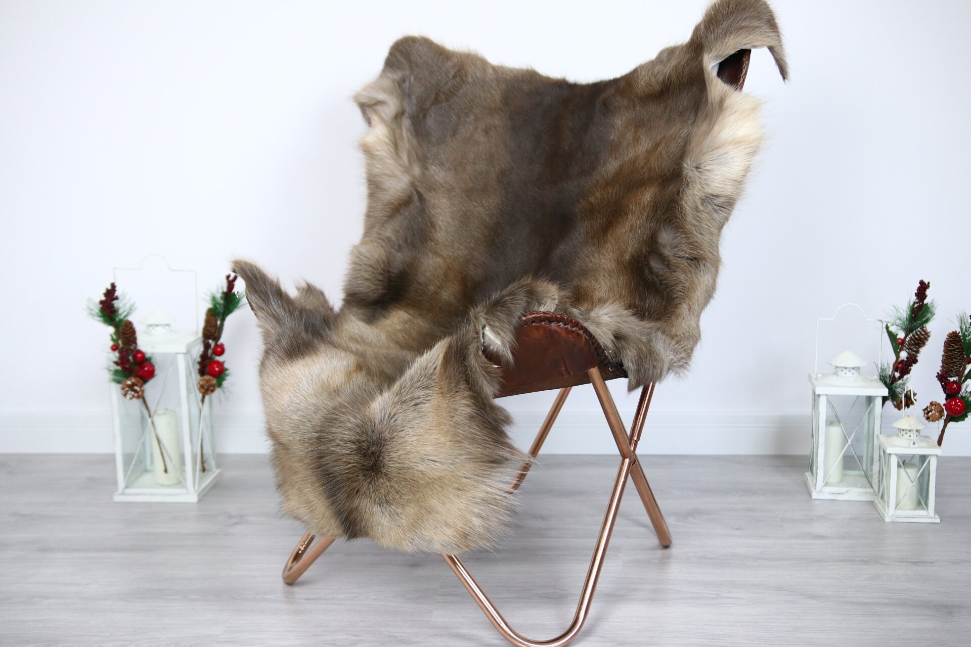 Reindeer Hide | Reindeer Rug | Reindeer Skin | Throw - Scandinavian ...