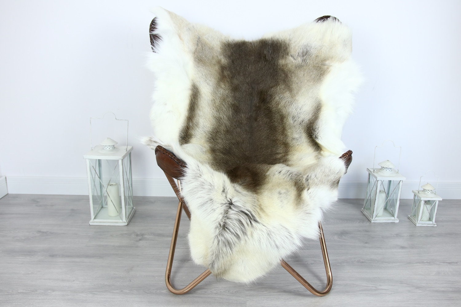 Reindeer Hide | Reindeer Rug | Reindeer Skin | Throw XXL EXTRA LARGE ...