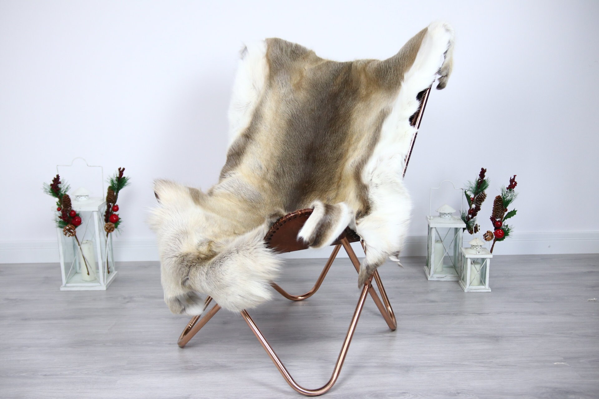 Reindeer Hide | Reindeer Rug | Reindeer Skin | Throw - Scandinavian ...