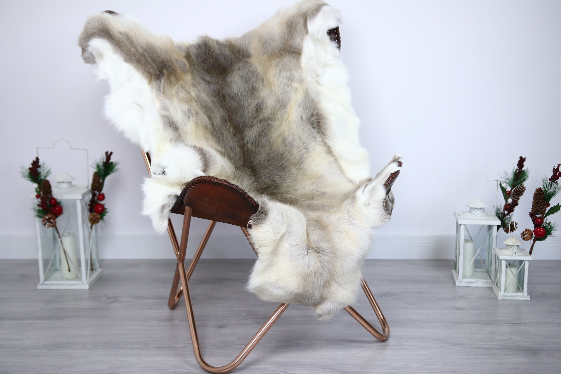 Reindeer Hide | Reindeer Rug | Reindeer Skin | Throw - Scandinavian ...