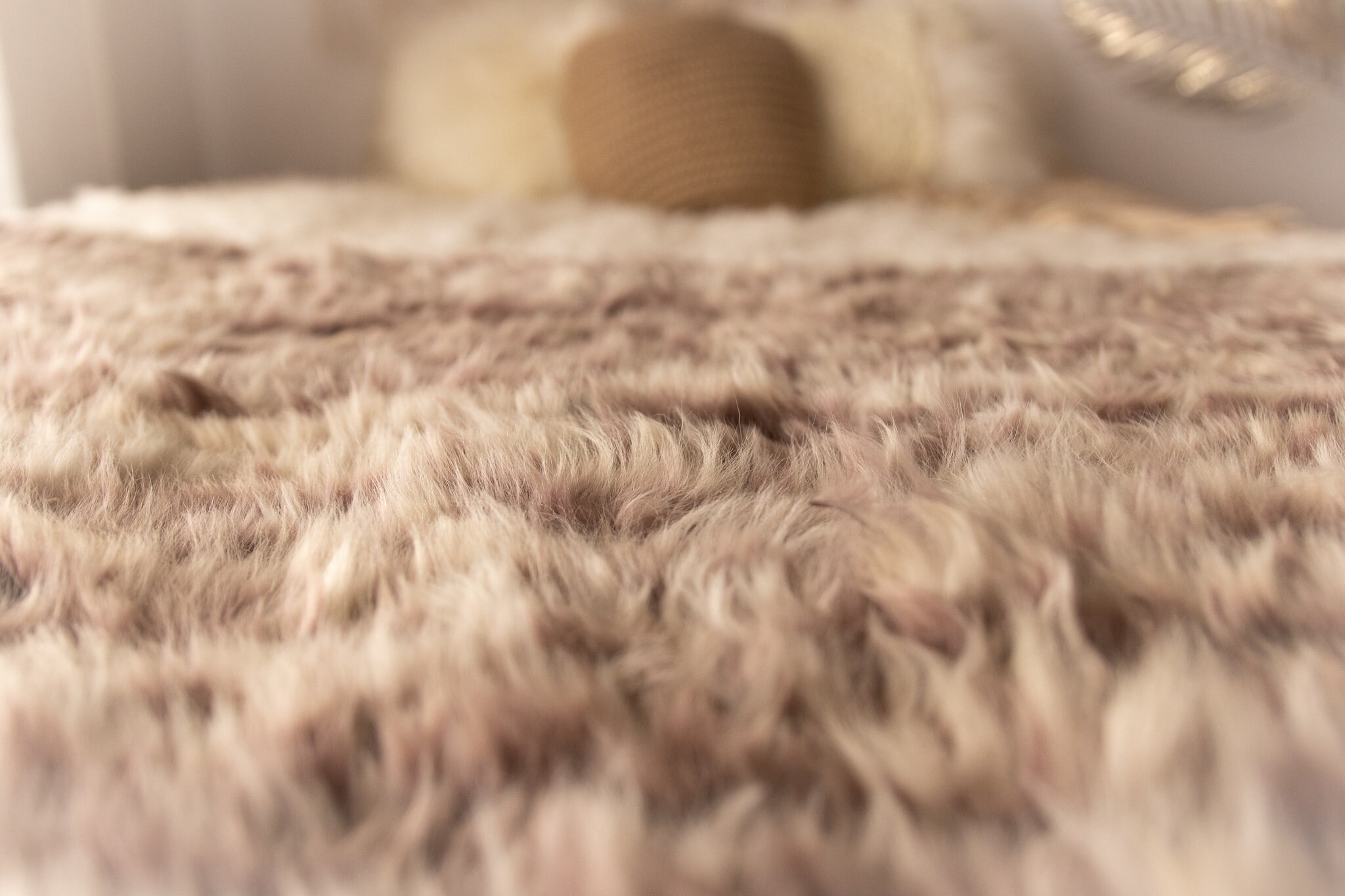 Exclusive Genuine Unique WOVEN Lamb Sheepskin, Lambskin Rug, Pelt ...