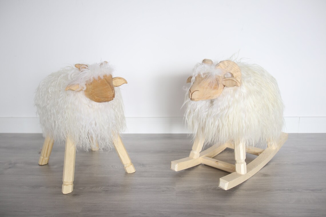 Rocking Sheep Lamb Rocking Horse Rocking Toy | Baby Rocker | Baby ...